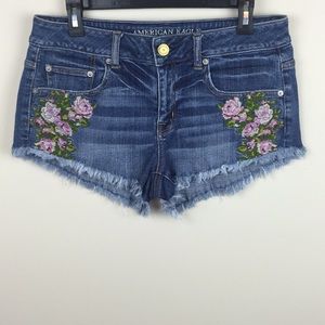 American Eagle Outfitters | Shorts | American Eagle Floral Embroidered ...